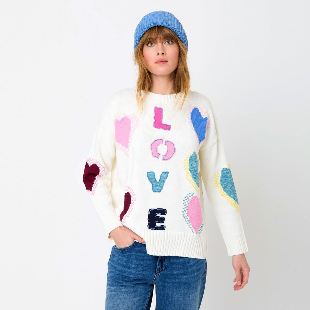 Sweatshirt coloré "Jammy Love" - Natural – Boutique Skandal